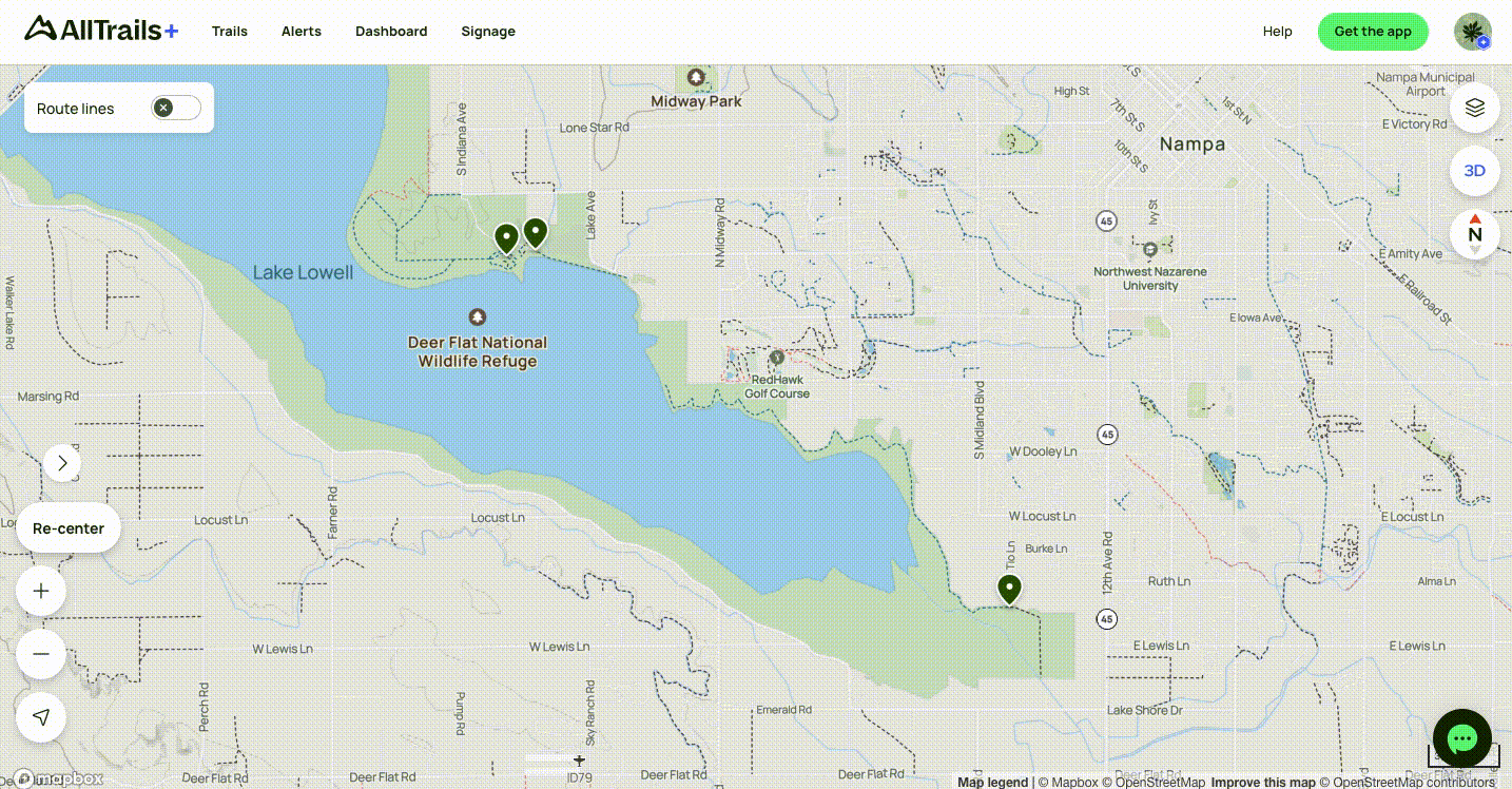 Understanding the AllTrails map layer menu – Public Lands Portal