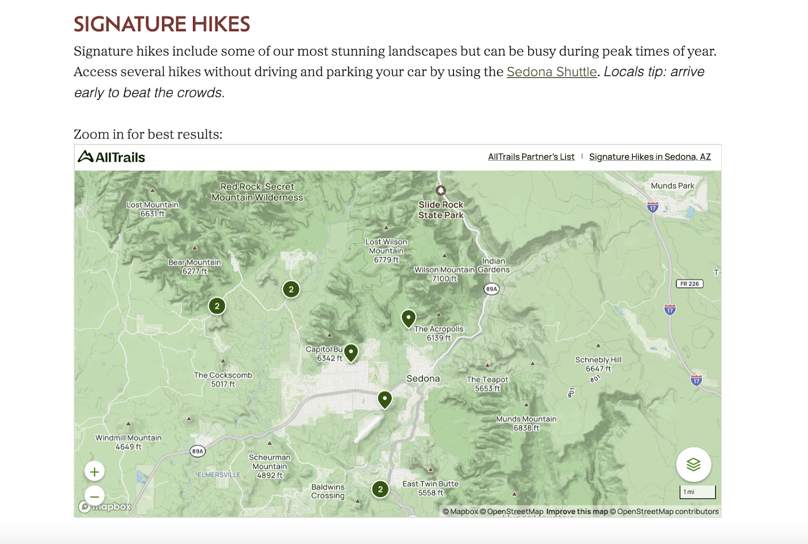Can I add an AllTrails map to my website? – Public Lands Portal